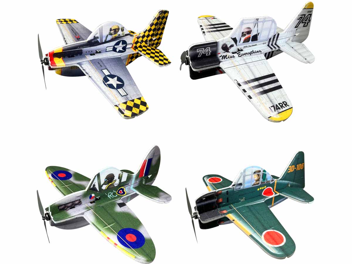 Cartoon Spitfire 550 mm RC-FACTORY - Zeller Modellbau